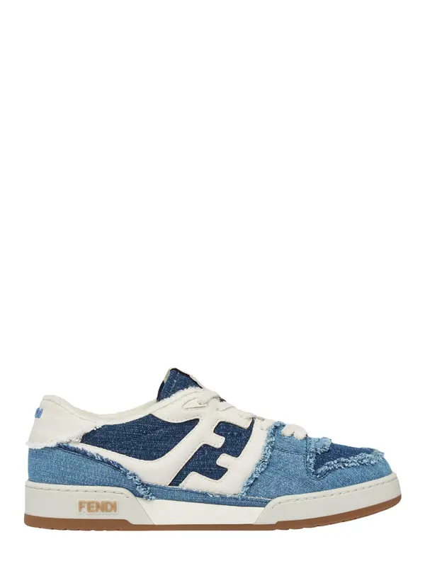 Fendi Match Denim Sneakers - Blue
