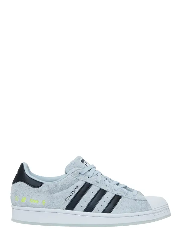 Adidas Gmoney X Bored Ape Yacht Club X Punks Comic Superstar Sneakers - Blue