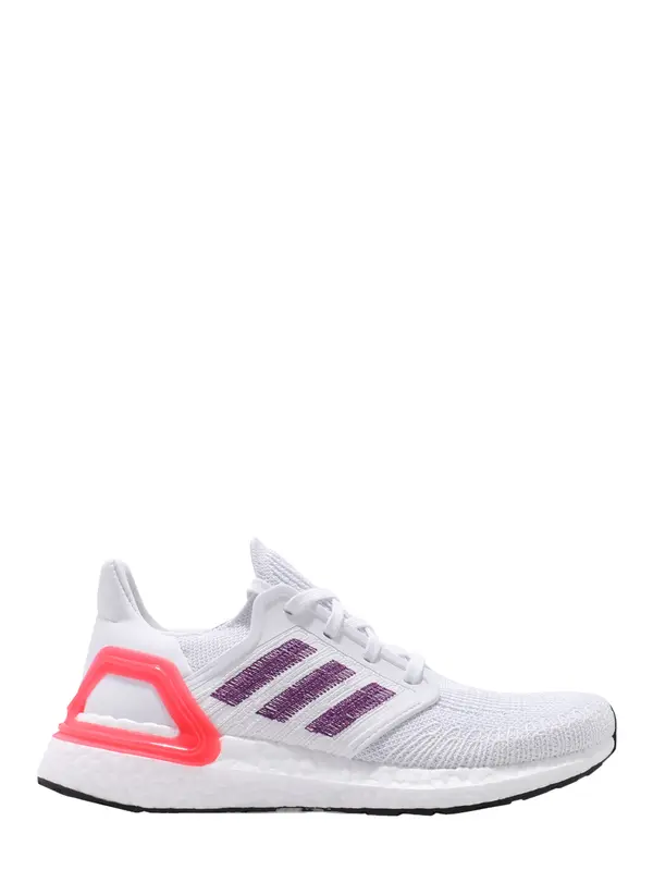 Adidas Ultraboost 20 Lace Up Sneakers - White