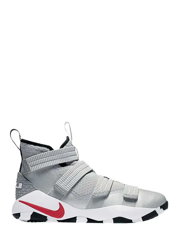 Nike Lebron Soldier High-top Sneakers - Silver