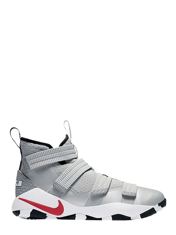 Nike Lebron Soldier High-top Sneakers - Silver