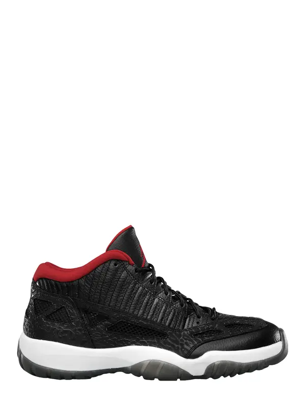 JORDAN Retro Low Ie ’ Charcoal Red' 2011 - Black
