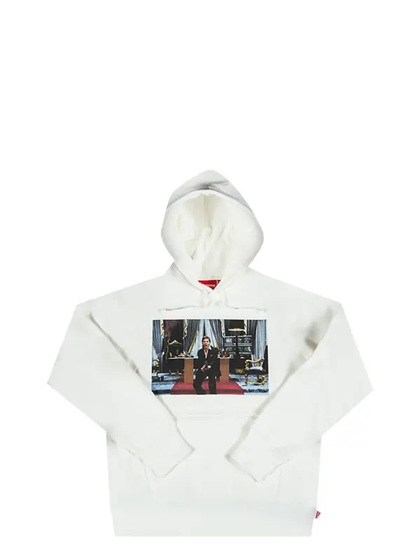 Supreme Scarface Friend Hooded Sweatshirt - White