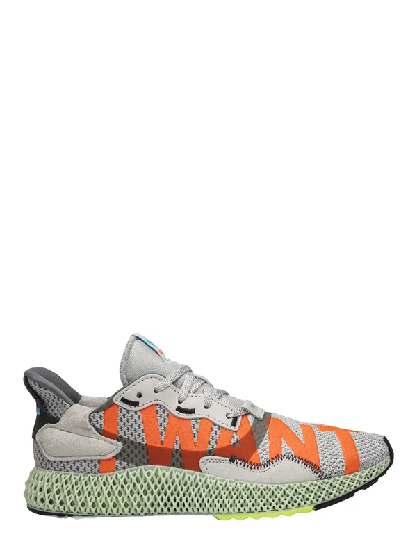 Adidas Zx 4000 4d "i Want, I Can" Sneakers - Grey