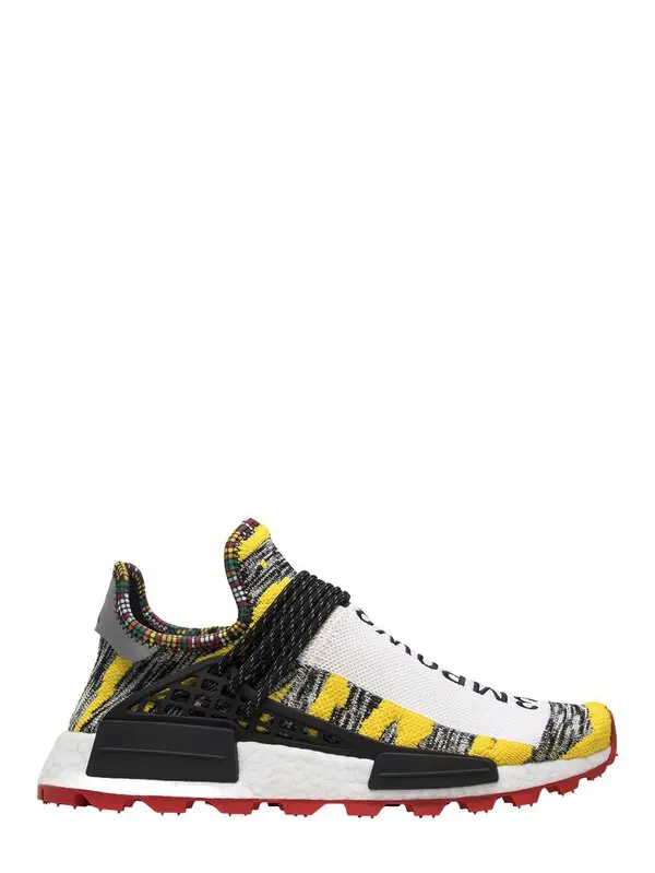 Adidas Pharrell X Nmd Human Race Trail 'solar Pack' Sneakers - Black