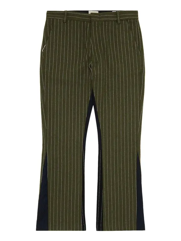 GALLERY DEPT. Pinstripe Carpenter Pants - Green