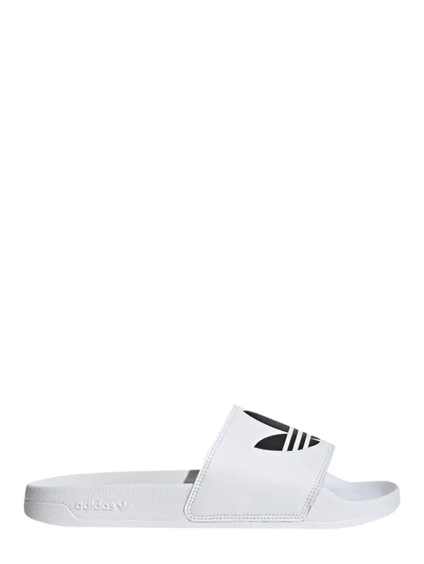 Adidas Adilette Lite Slides With Trefoil Logo - White