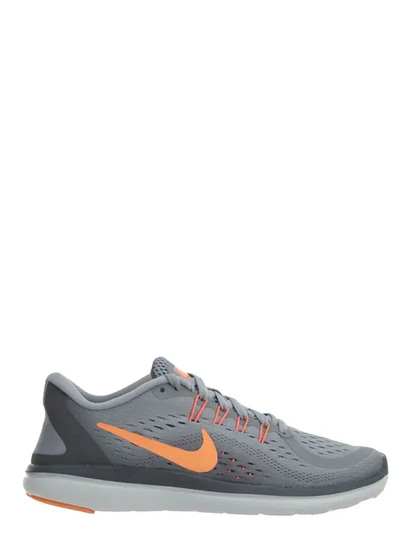 Nike Lace Up Athletic Sneakers - Grey