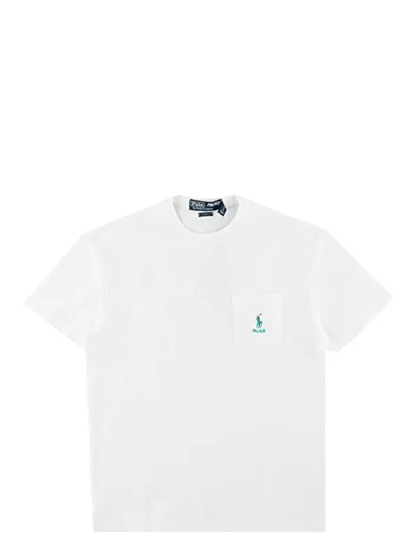 PALACE Ralph Lauren Waffle Pocket Tee - White