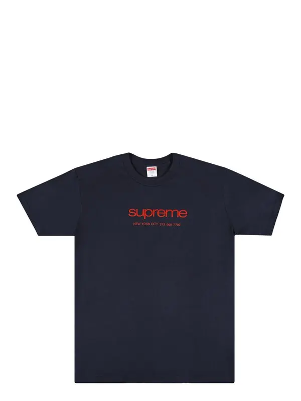 Supreme Shop Tee 'navy - Blue