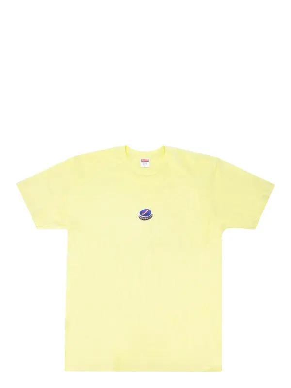 Supreme Bottle Cap Tee 'pale - Yellow