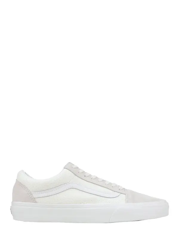 VANS Old Skool Woven Check Sneakers - Cream