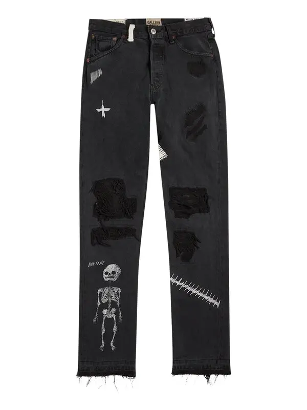 GALLERY DEPT. Fuck Face Denim - Black