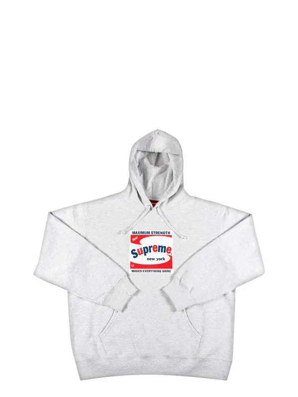 Supreme Shine Hooded Sweatshirt - Grey