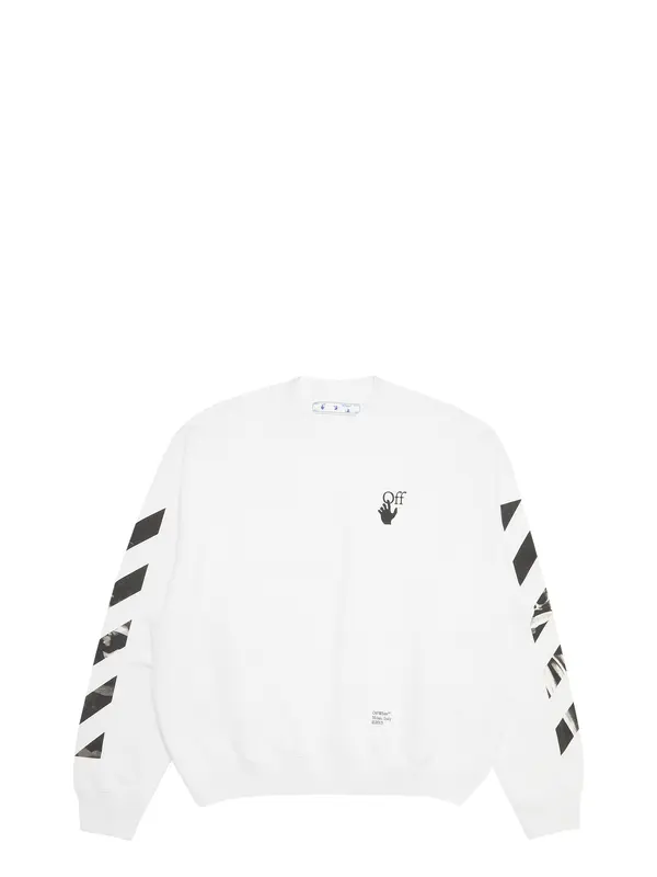 Off-White Carav Arrow Skate Crewneck /black - White