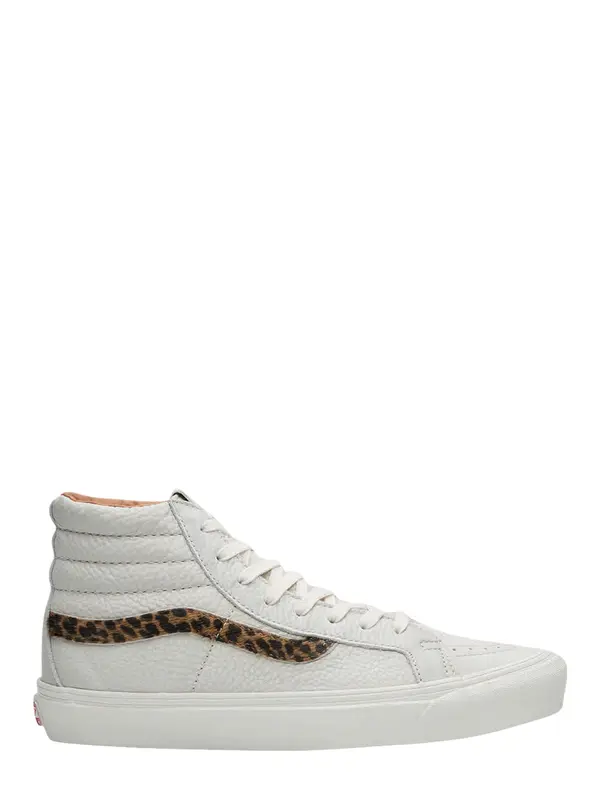 VANS Og Sk8-hi Lx Pony Hair Leopard High-top Sneakers - White