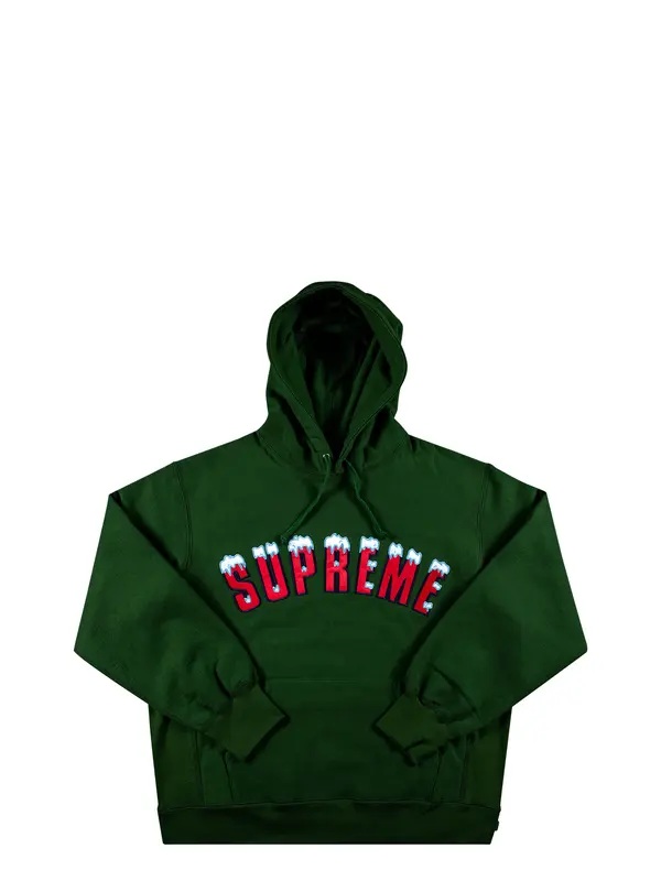 Supreme Icy Arc Hooded Sweatshirt - Green