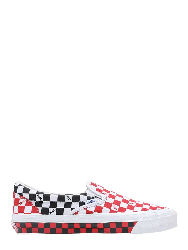 VANS Og Classic Slip-on Lx Checkerboard - Red