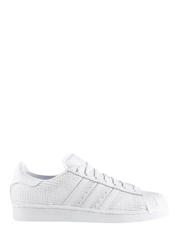 Adidas Superstar Scored Leather Triple - White