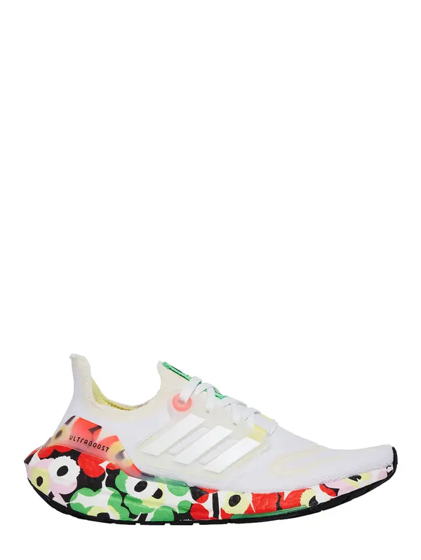 Adidas X Marimekko Ultraboost 22 'poppy' Sneakers - White