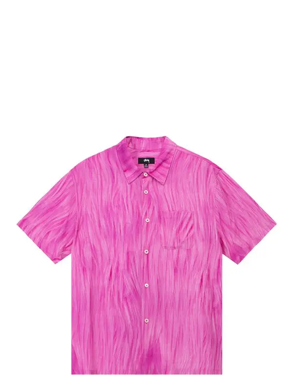 StÜssy Fur Print Shirt - Pink