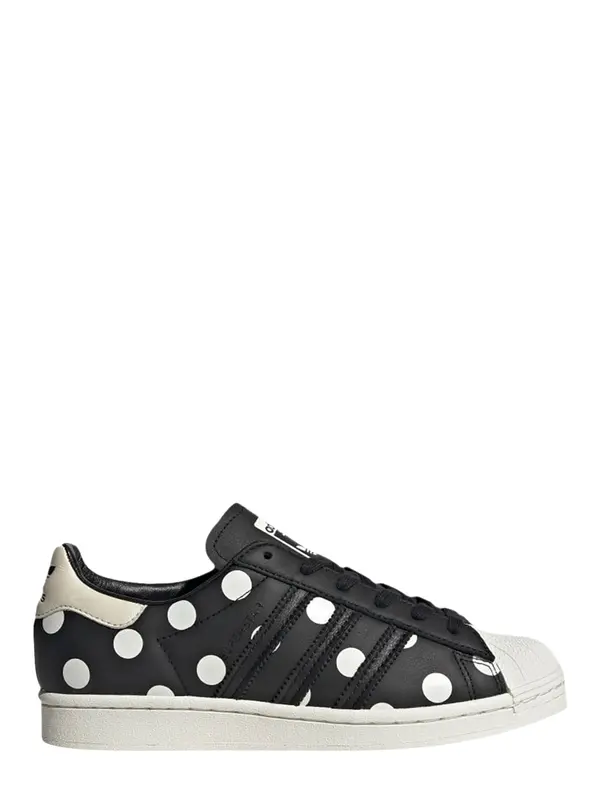 Adidas Superstar Polka Dot Print Sneakers - Black