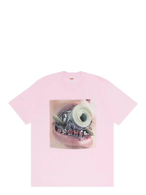 Supreme Braces Tee 'light - Pink