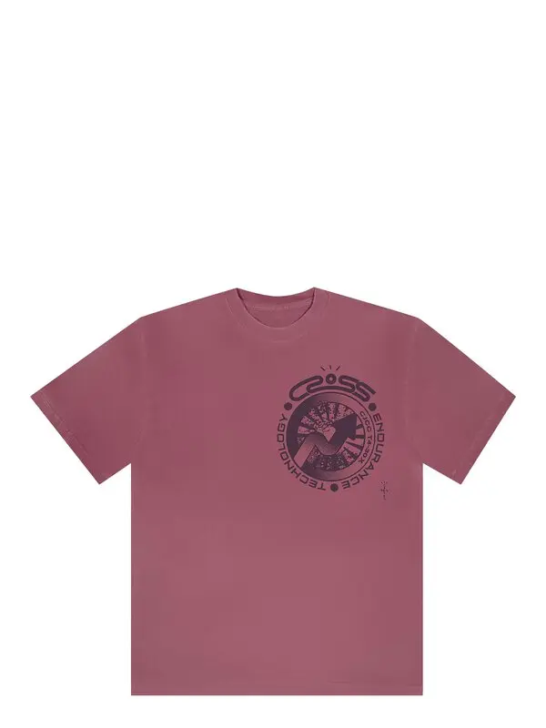 CACTUS JACK BY TRAVIS SCOTT Cross Tech Tee Ii 'washed - Pink