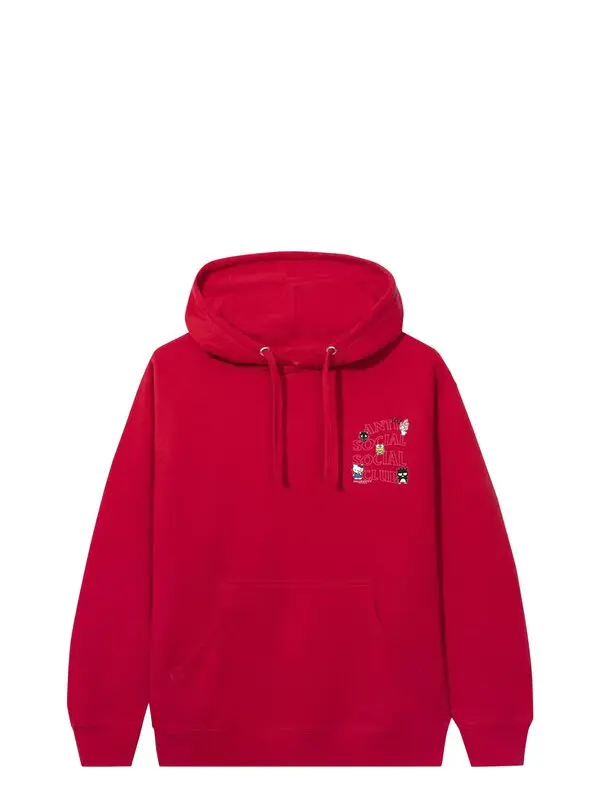 ANTI SOCIAL SOCIAL CLUB X Hello Kitty And Friends Hoodie - Red