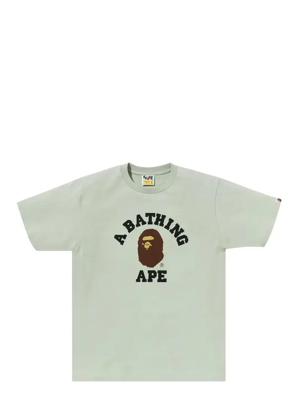 A BATHING APE Pigment College Tee - Green