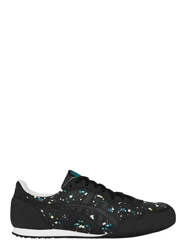 Onitsuka Tiger Serrano Paint Splatter Sneakers - Black