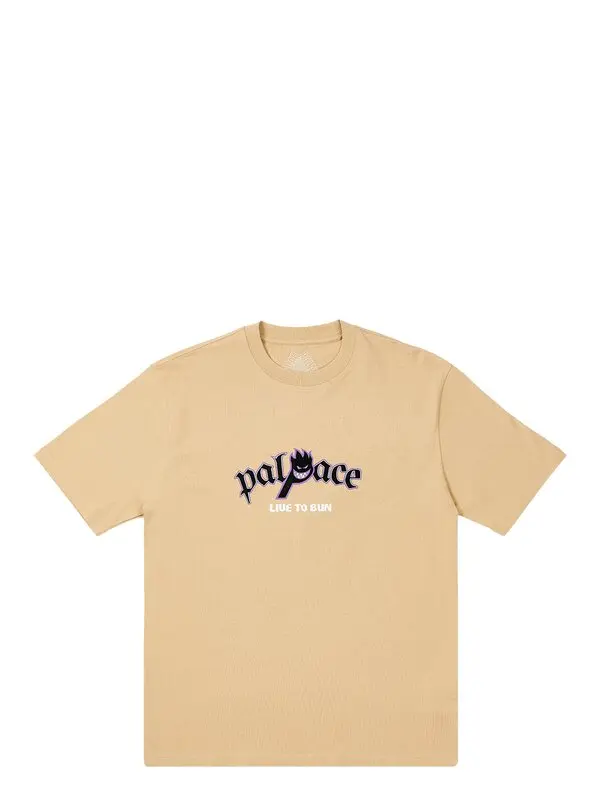 PALACE X Spitfire P-head T-shirt 'sand - Tan