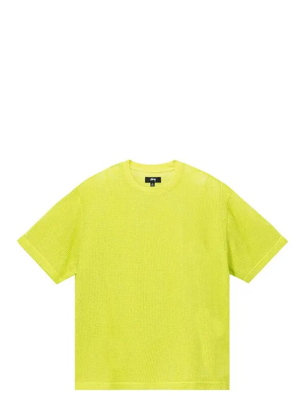 StÜssy Cotton Mesh Short-sleeve Crew - Green