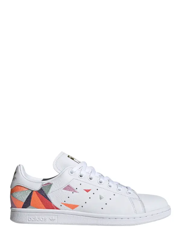 Adidas Stan Smith Geometric Print Sneakers - White