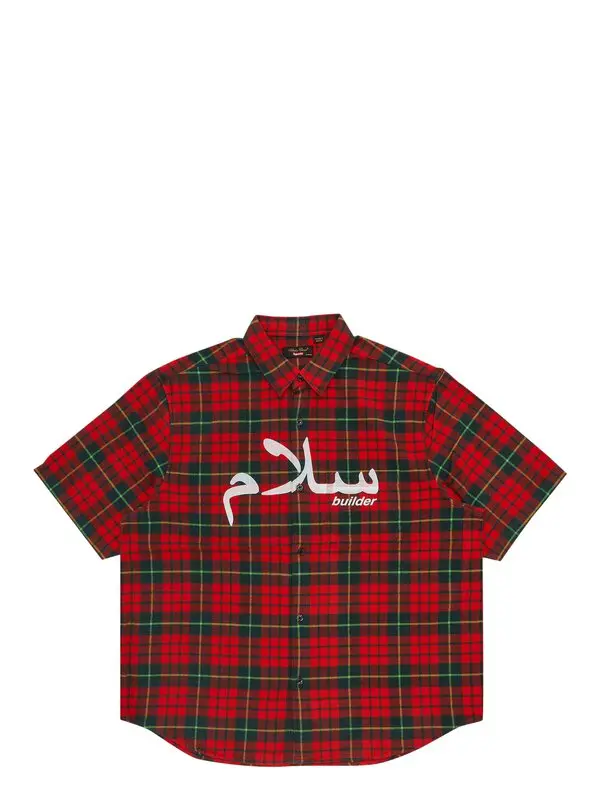 Supreme X Undercover Short-sleeve Flannel Shirt Plaid - Red