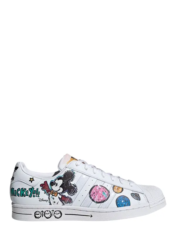 Adidas X Kasing Lung X Disney Superstar Sneakers - White