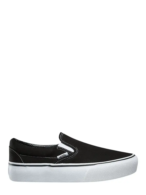 VANS Classic Slip-on Platform Sneakers - Black