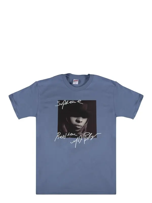 Supreme Mary J. Blige T-shirt 'slate - Blue