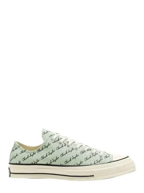 CONVERSE Chuck 70 Low Scripted Signature Print - Blue