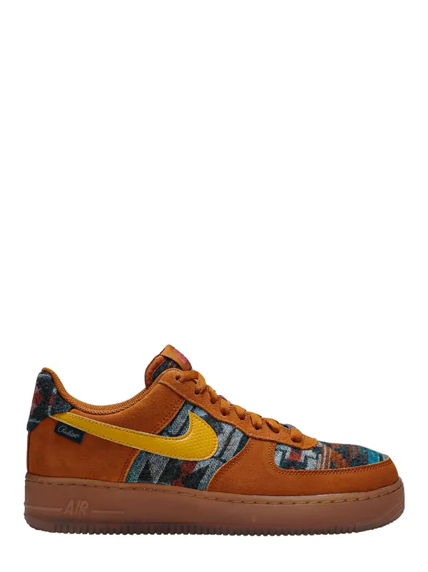 Nike Force 1 Low 'n7 Pendleton' Sneakers - Gold