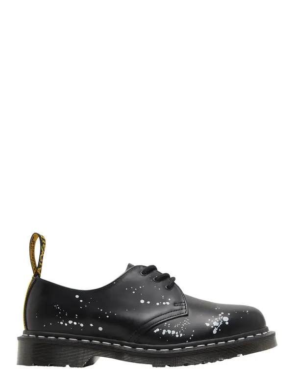 Dr. Martens Neighborhood X 1461 Made In England 'paint Splatter - Black