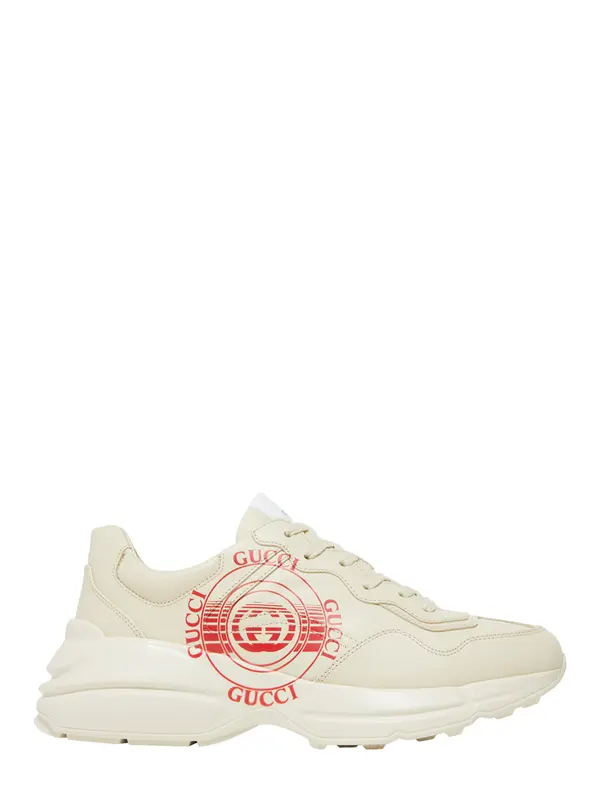 Gucci Rhyton Disk Print Sneakers - Cream