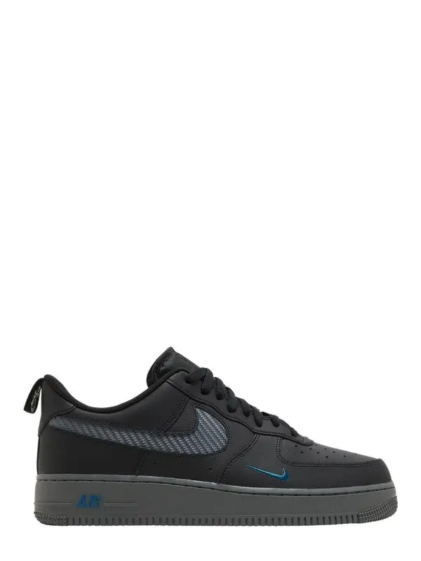 Nike Air Force 1 Carbon Fiber Weave Sneakers - Black
