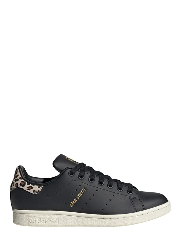 Adidas Stan Smith Leopard Sneakers - Black