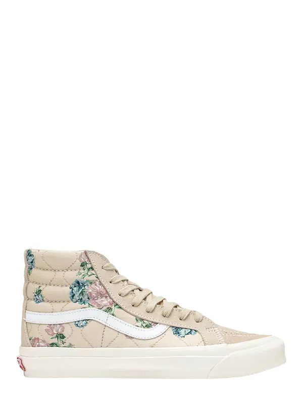 VANS Raised Wolves X Og Sk8-hi Lx 'mattress' High-top Sneakers - Cream