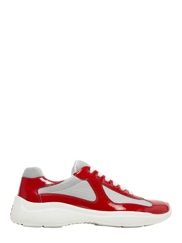 Prada America's Cup Sneakers - Red