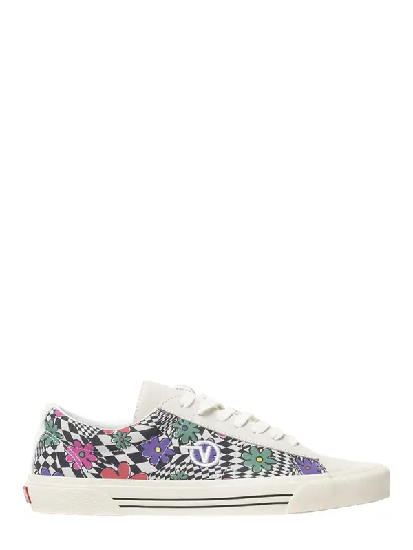VANS Sid Floral Checkerboard Sneakers - White