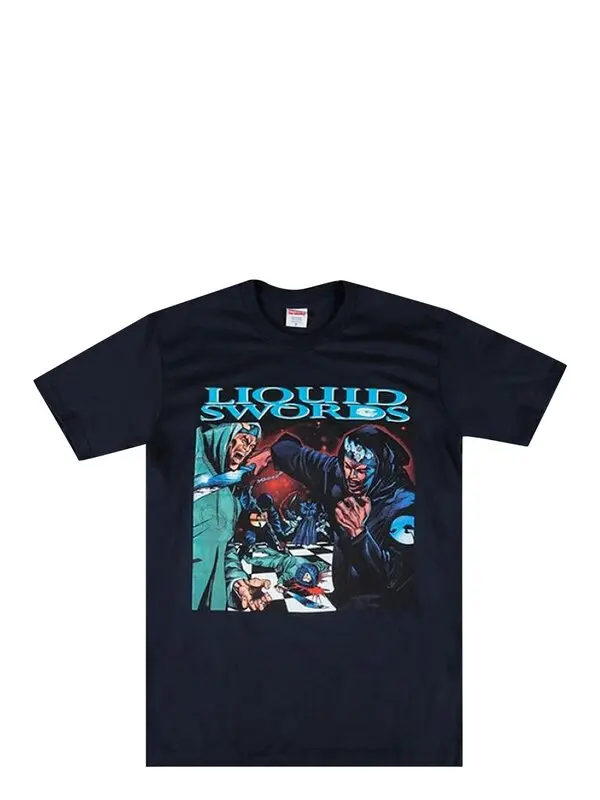 Supreme Liquid Swords Tee 'navy - Blue