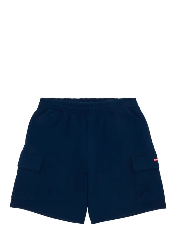 Supreme Small Box Baggy Cargo Sweatshort - Blue