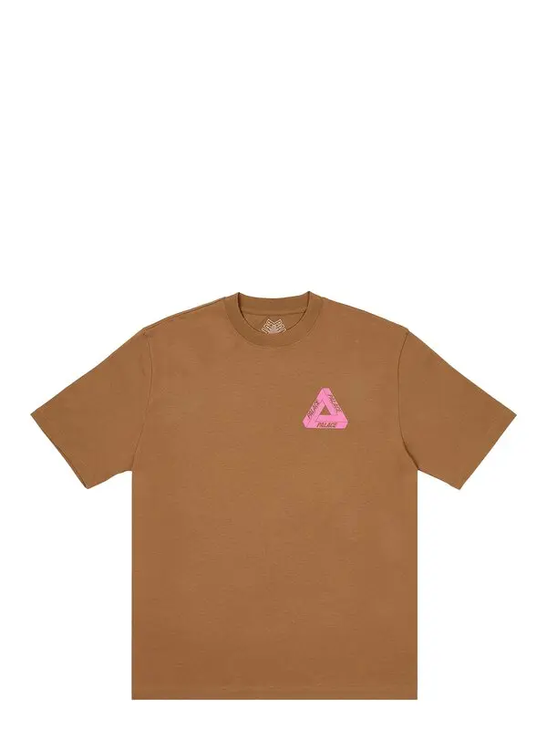 PALACE Tri-twister T-shirt 'mocha - Brown